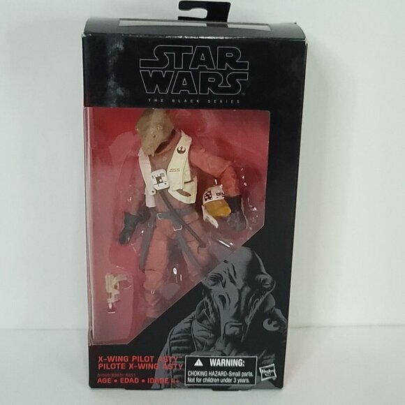 Hasbro | Toys | Star Wars Black Series X Wing Pilot Asty 4 Episode Vii ...